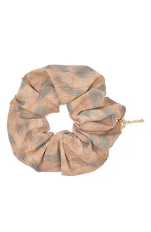 GANNI Ikat Scrunchie - Burro