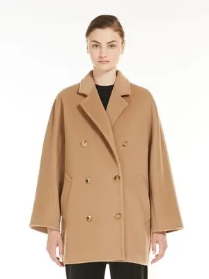 Max Mara Short 101801 Icon Coat - Camel