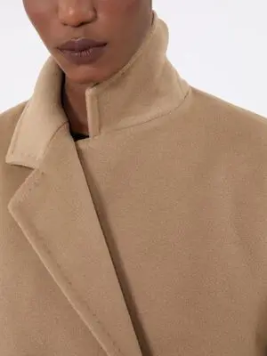Max Mara Short 101801 Icon Coat - Camel