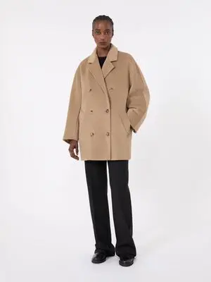 Max Mara Short 101801 Icon Coat - Camel
