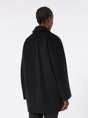 Max Mara Short 101801 Icon Coat - Black