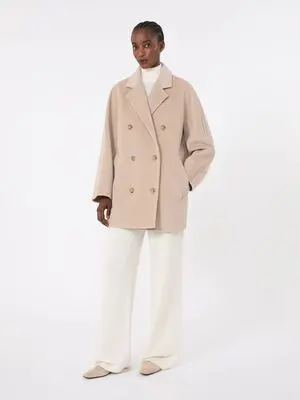 Max Mara Short 101801 Icon Coat - Sand