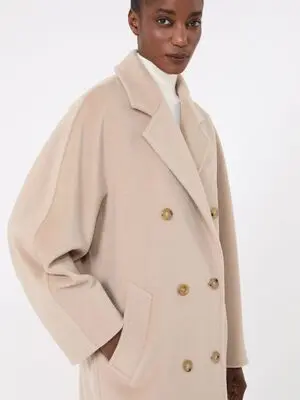 Max Mara Short 101801 Icon Coat - Sand