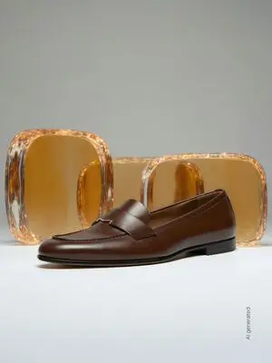 Max Mara Leather Loafers - Cocoa
