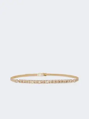 Max Mara Bejeweled Belt - Powder