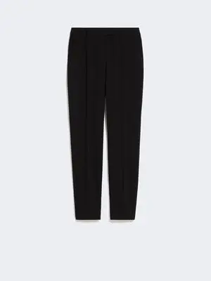 Max Mara Straight-fit Cady Trousers - Black