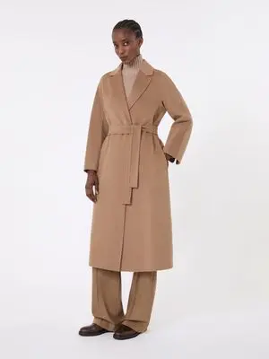 Max Mara Wool Broadcloth Midi Coat