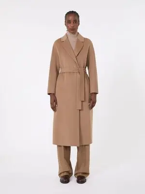 Max Mara Wool Broadcloth Midi Coat