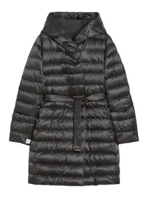 Max Mara Reversible Down Jacket Black