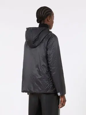 Max Mara Padded Water-repellent Hooded Jacket - Black