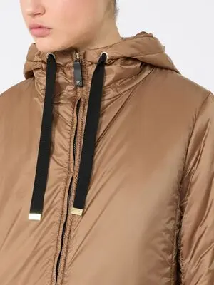 Max Mara Padded Water-repellent Hooded Jacket - Caramel