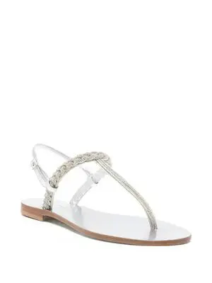 EDDI CUOMO T-bar Flat Sandals