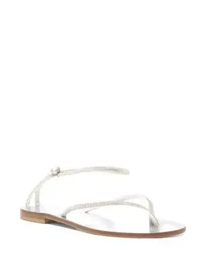 EDDI CUOMO Glass-embellished Sandals