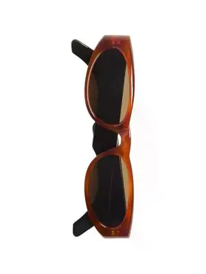 Valentino Garavani Geometric Acetate Sunglasses - Brown