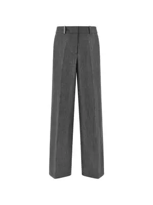 Peserico Punto Luce Detail Tailored Trousers - Grey