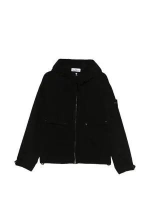 Stone Island Hooded Pocket Jacket - Black