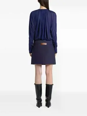 COURREGES Pocket Belted Mini Skirt