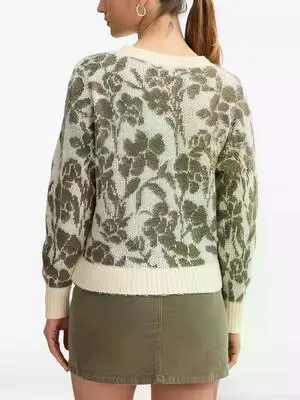 BENETTON Floral-pattern Sweater