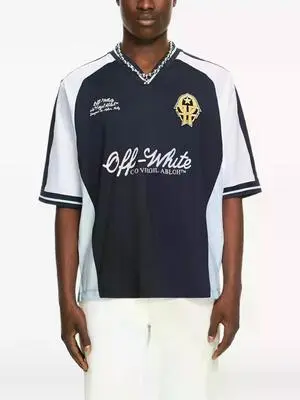 Off-white Mesh Sport Tops For Men