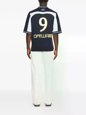 Off-White Paneled Mesh T-shirt - Blue