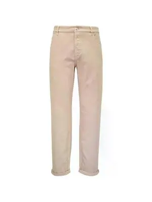 Brunello Cucinelli Logo-patch Jeans - Neutrals