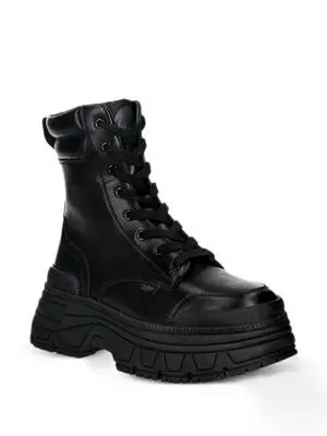 BUFFALO Fusion Lace-up Platform Boots