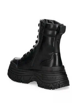 BUFFALO Fusion Lace-up Platform Boots