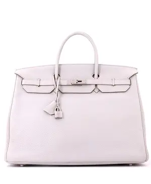 Hermès Birkin 40 Handbag - Gris Perle