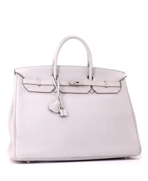 Hermès Birkin 40 Handbag - Gris Perle