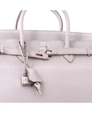 Hermès Birkin 40 Handbag - Gris Perle