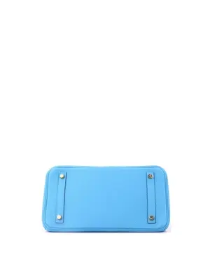 Hermès Birkin 30 Handbag With Gold Hardware - Bleu Du Nord