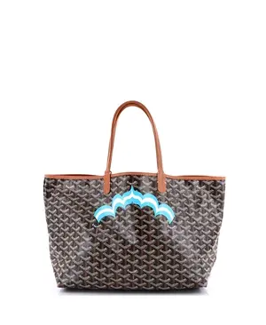 Goyard Pm Saint Louis Printed Tote Coated Canvas