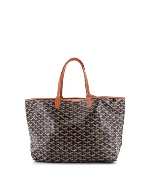 Goyard Pm Saint Louis Printed Tote Coated Canvas