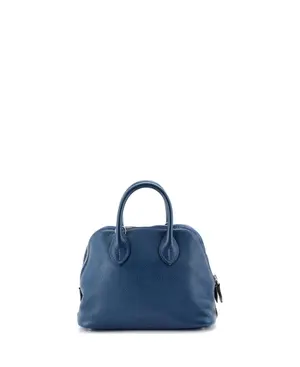 Hermès Mini Bolide 1923 Bag Verso Evercolor - Blue