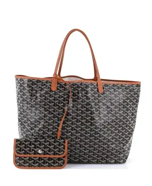 Goyard Gm Saint Louis Tote Coated Canvas - Brown