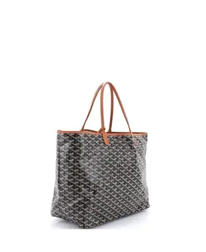 Goyard Gm Saint Louis Tote Coated Canvas - Brown