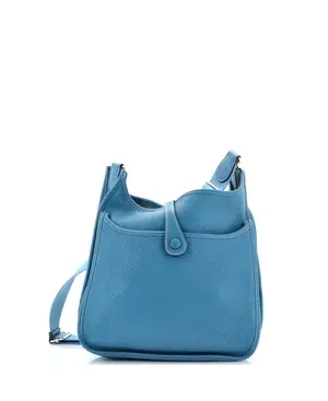 Hermès Pm Evelyne Bag Gen Iii Clemence - Blue
