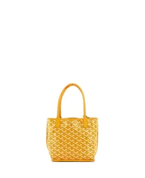 Goyard Mini Anjou Reversible Tote Coated Canvas - Yellow