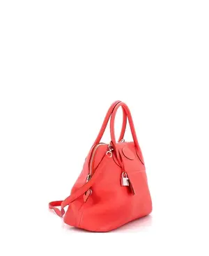 Hermès 31 Bolide Bag Clemence - Red