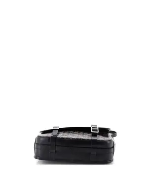 Goyard Mm Belvedere Messenger Bag Coated Canvas - Black