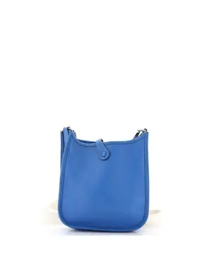 Hermès Tpm Evelyne Bag Gen Iii Clemence - Blue