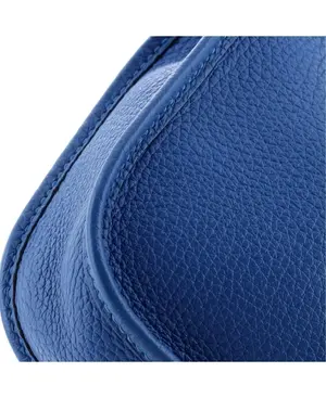 Hermès Tpm Evelyne Bag Gen Iii Clemence - Blue