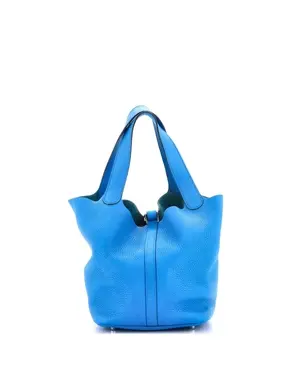 Hermès Picotin Lock Mm Bag - Blue