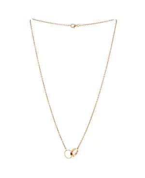 CARTIER Love Interlocking Necklace, 17.25