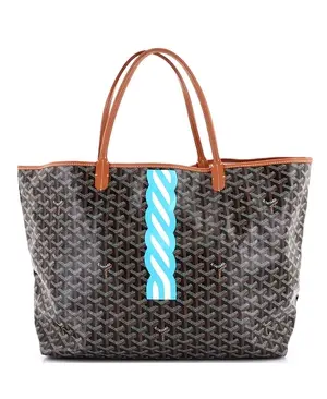 Goyard Gm Saint Louis Tote Printed Coated Canvas
