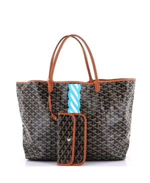 Goyard Gm Saint Louis Tote Printed Coated Canvas