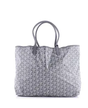 Goyard Saint Louis Pm Tote Coated Canvas - Gray