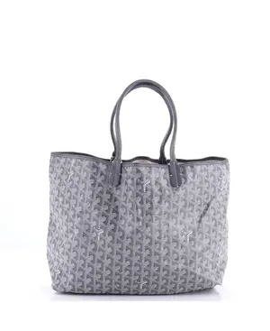 Goyard Saint Louis Pm Tote Coated Canvas - Gray