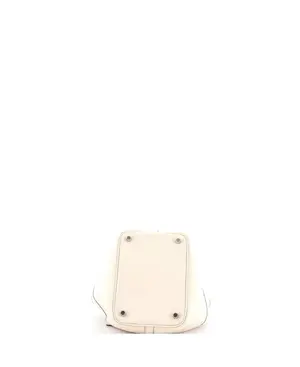Hermès Pm Cargo Picotin Lock Bag Canvas And Swift