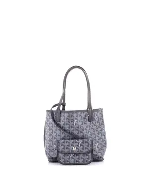 Goyard Mini Anjou Reversible Tote - Gray